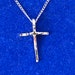Vintage Christian Cross NOS Lumin Sterling Necklace - Etsy