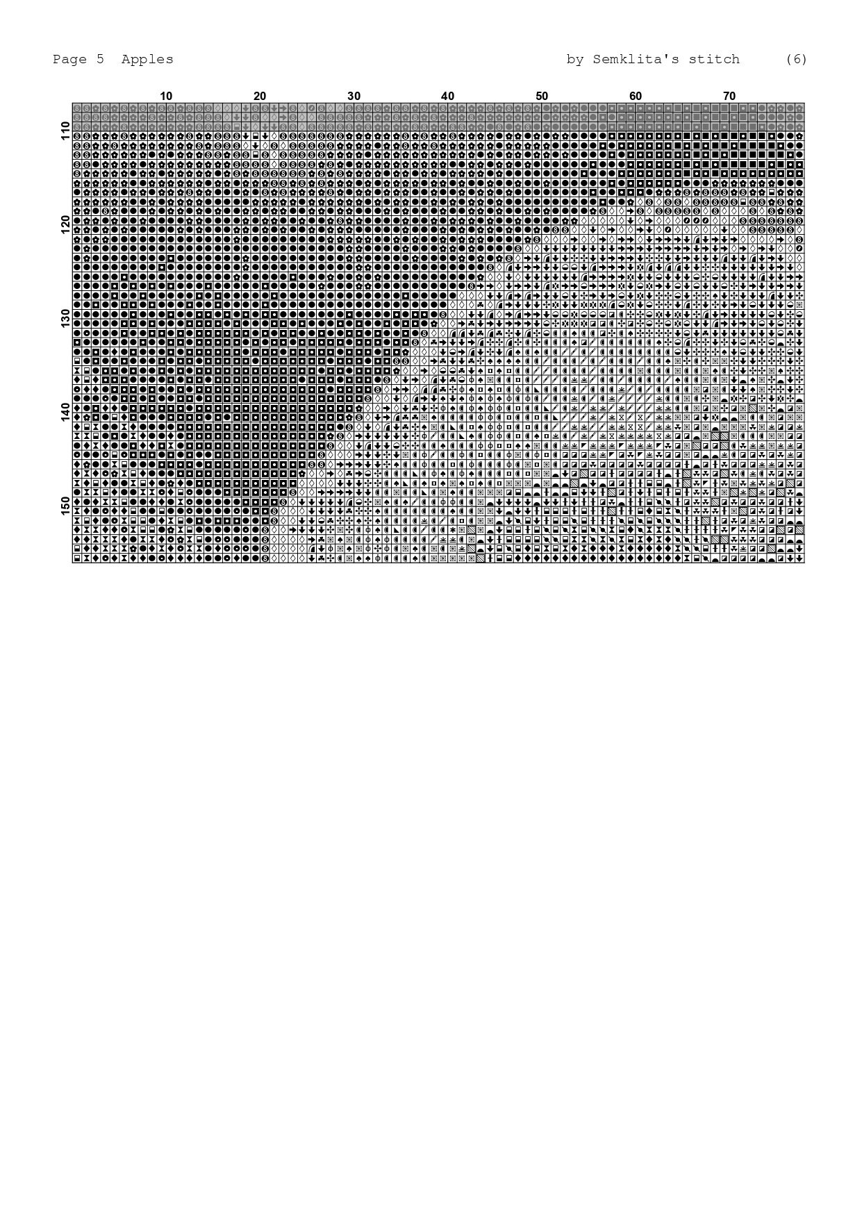 Cross Stitch Pattern, Pdf Pattern, Counted Cross Stitch Chart ...