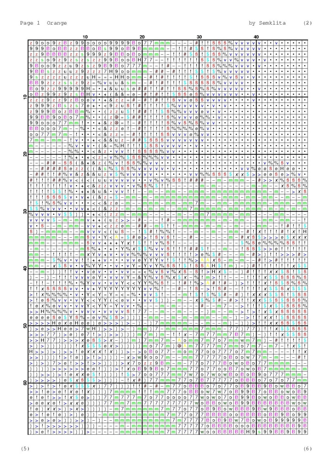 Cross Stitch Pattern Pdf Pattern Counted Cross Stitch Chart - Etsy