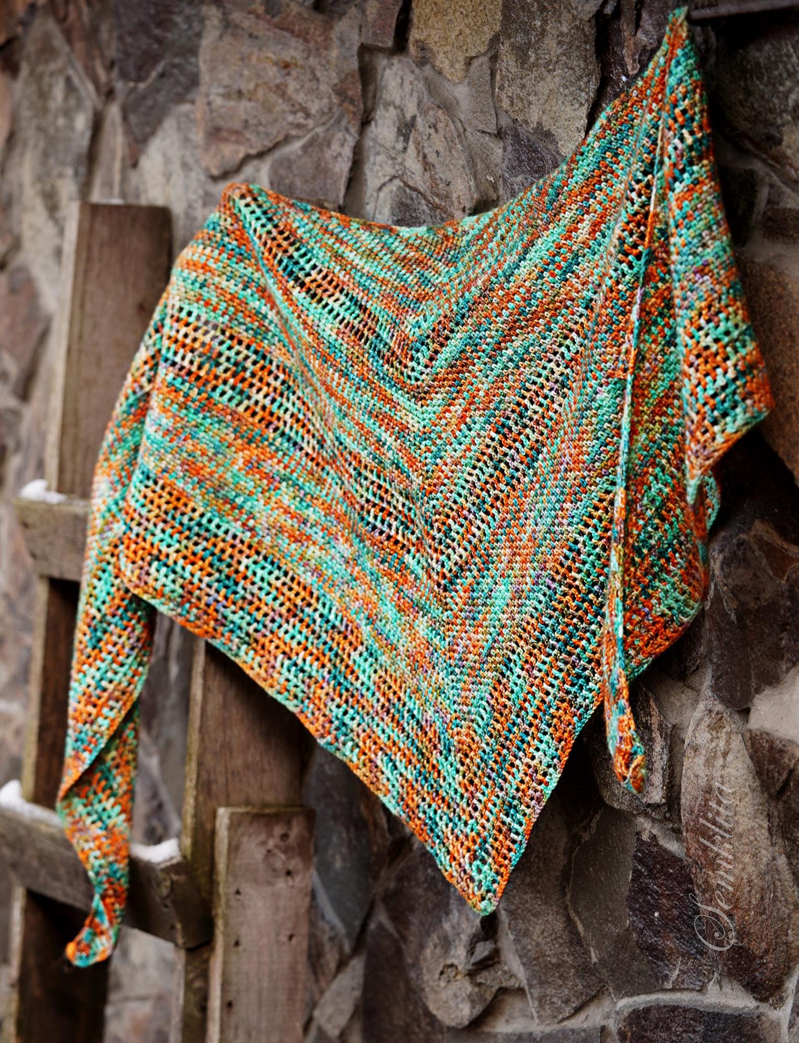 Crochet Shawl Pattern (PDF Download) - Etsy