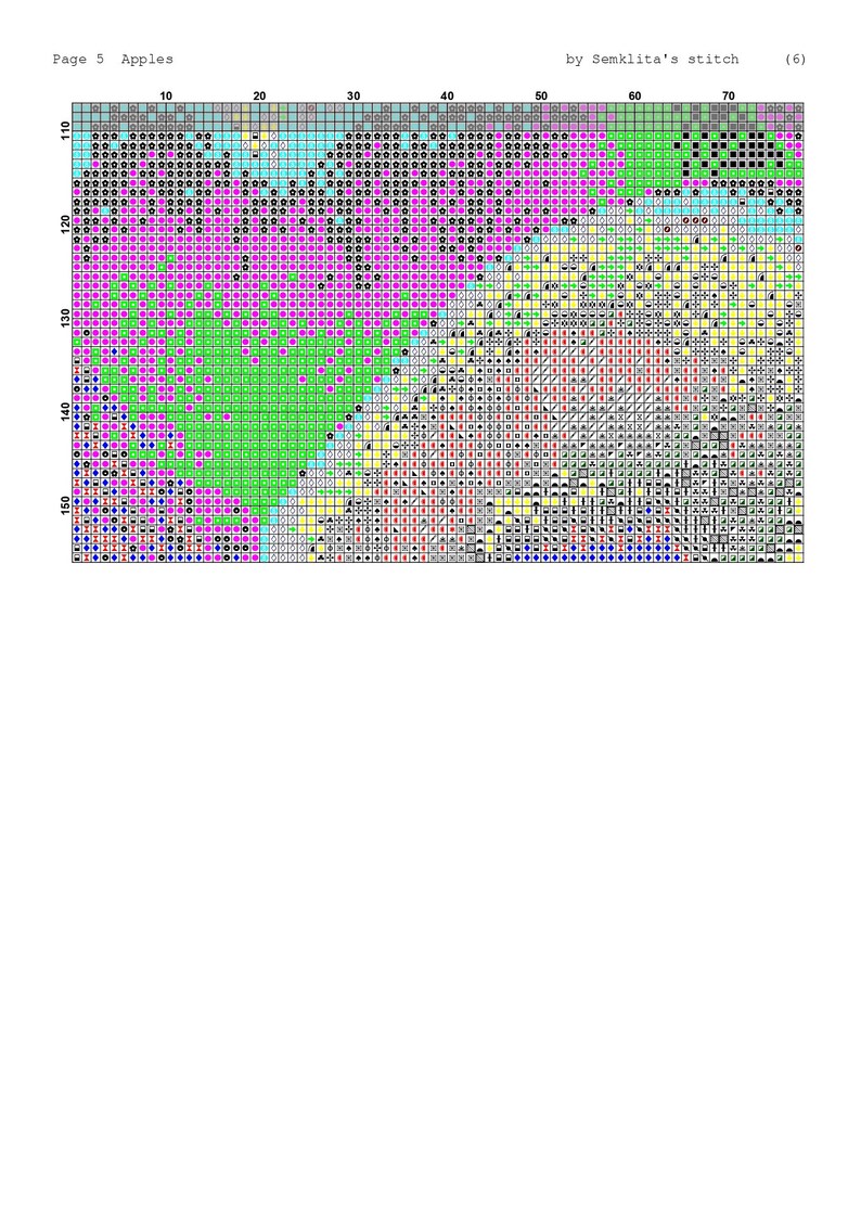 Cross Stitch Pattern, Pdf Pattern, Counted Cross Stitch Chart ...