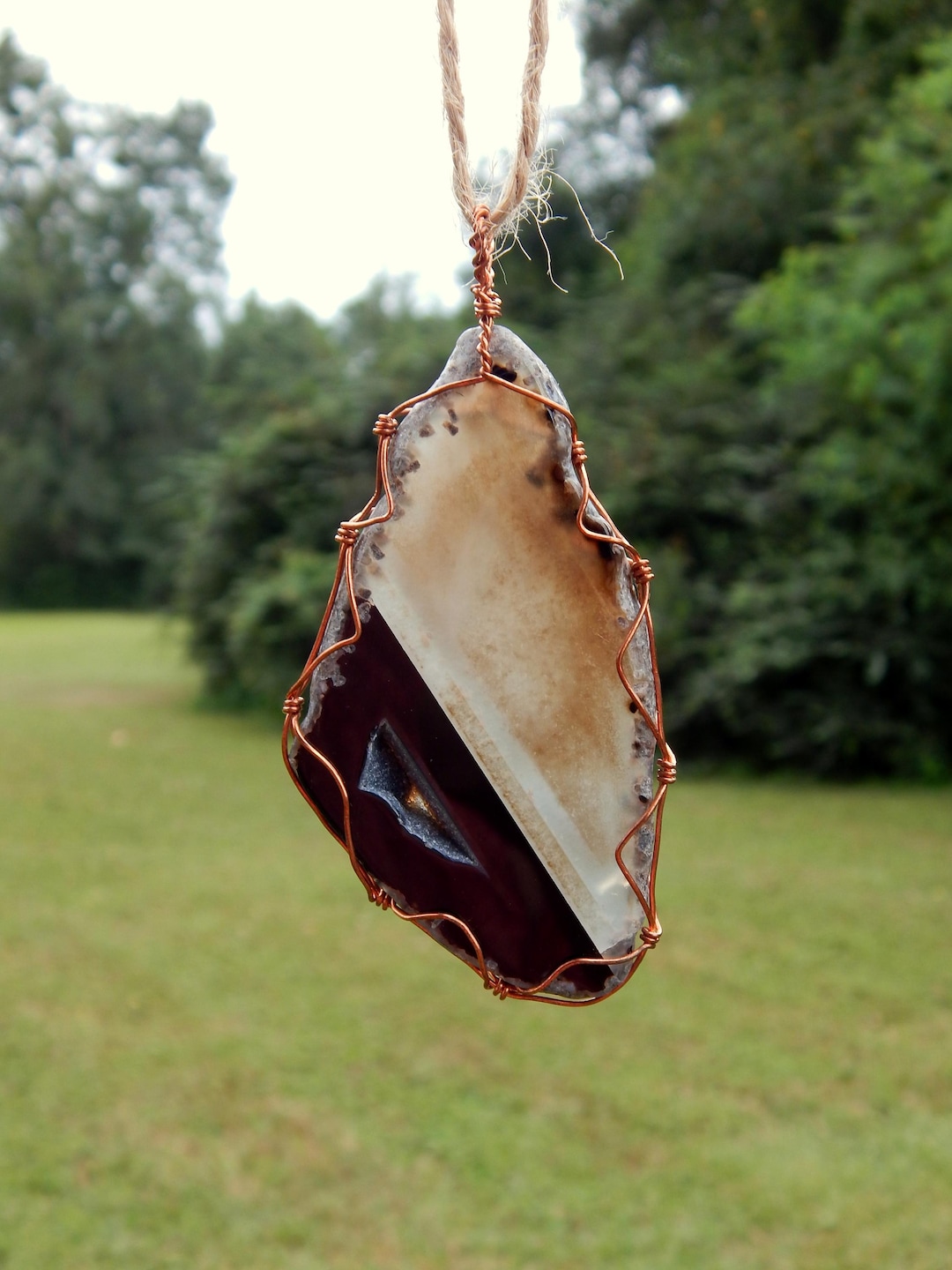 Agate Suncatcher, Agate Slice, Window Charm, Apartment Decor, Unique ...