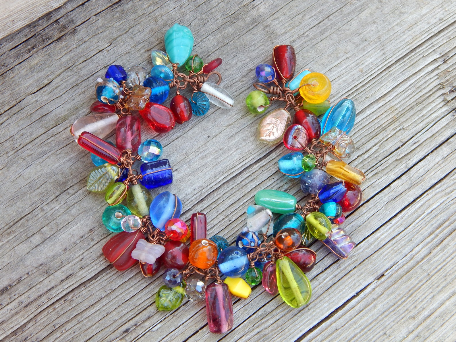 Cha Cha Bracelet Cluster Bracelet Unique Gift for Mom - Etsy