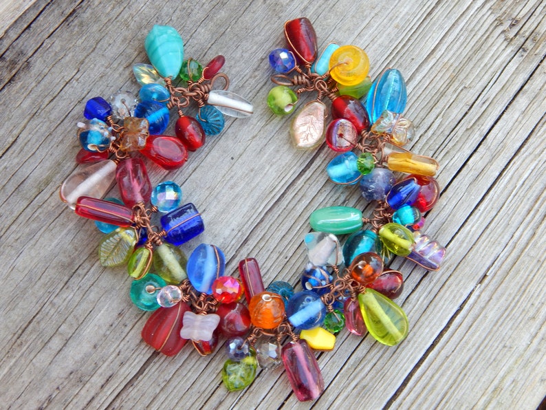 Cha Cha Bracelet Cluster Bracelet Unique Gift for Mom - Etsy