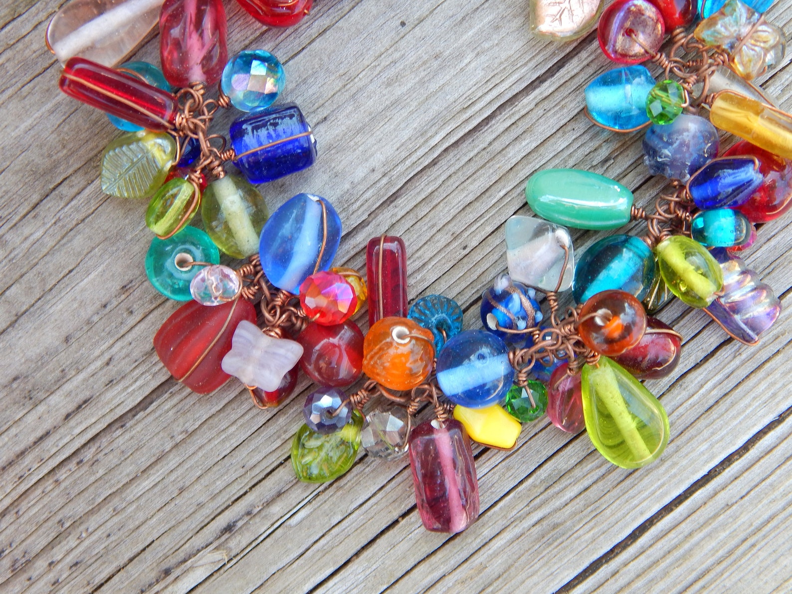 Cha Cha Bracelet Cluster Bracelet Unique Gift for Mom - Etsy