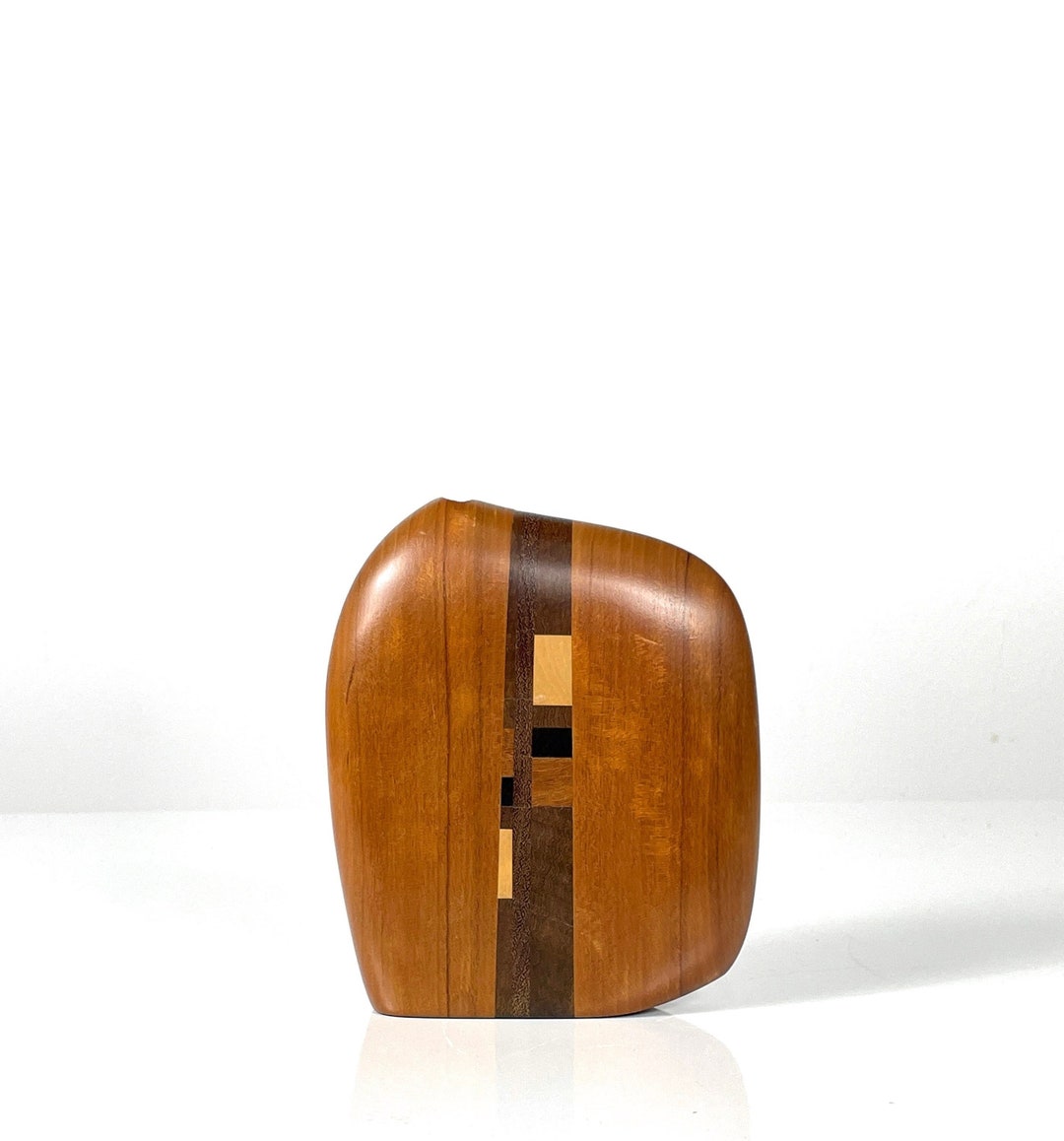 Vintage Turned Wood Weed Pot Vase Signed A Boone 1984 - Etsy