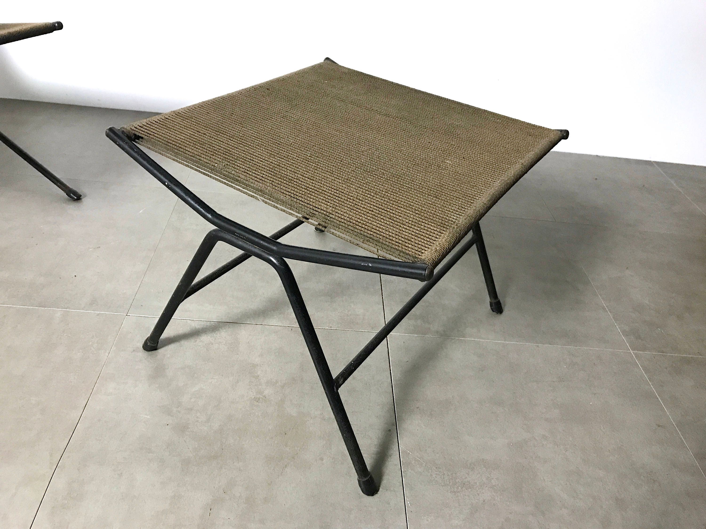 Allan Gould String Lounge Chair & Ottoman 1952 | Etsy