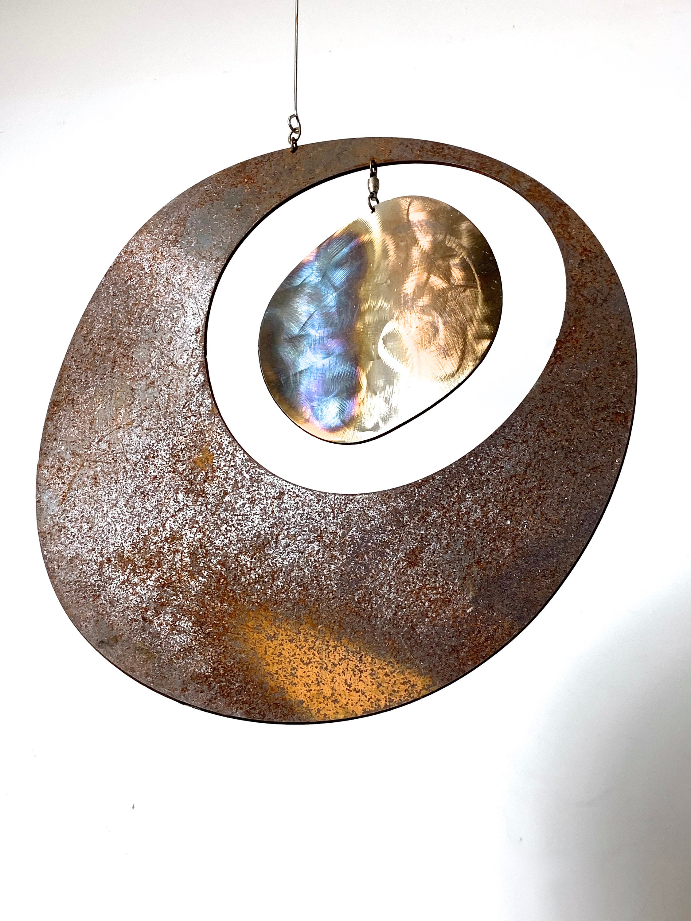 Large Modernist Steel Outdoor Kinetic Hanging Mobile Sculpture - Etsy