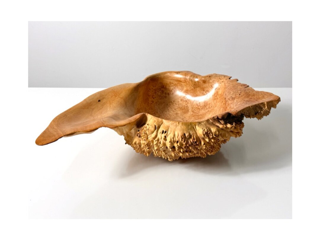 Vintage Bob Womack Live Edge Organic Maple Burl Decorative Freeform ...
