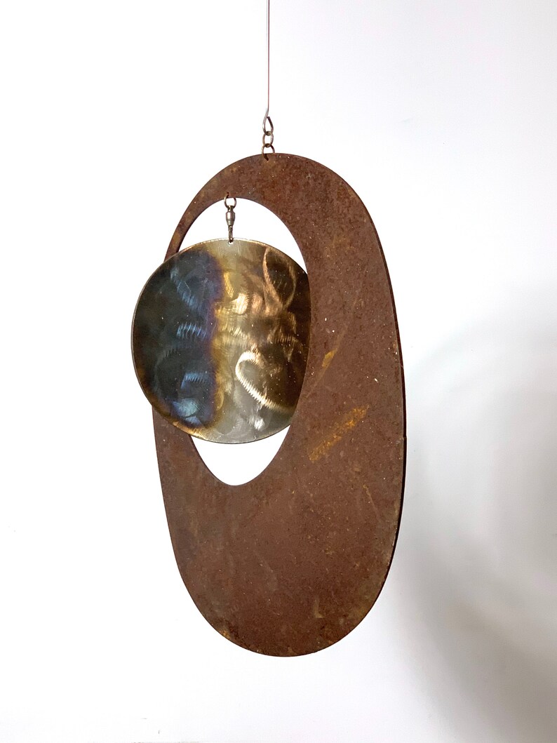 Large Modernist Steel Outdoor Kinetic Hanging Mobile Sculpture - Etsy