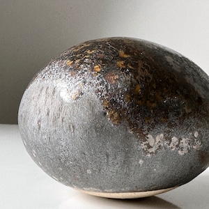 David Shaner Studio Pottery River Rock Vase Weed Pot Vessel 1990s ...