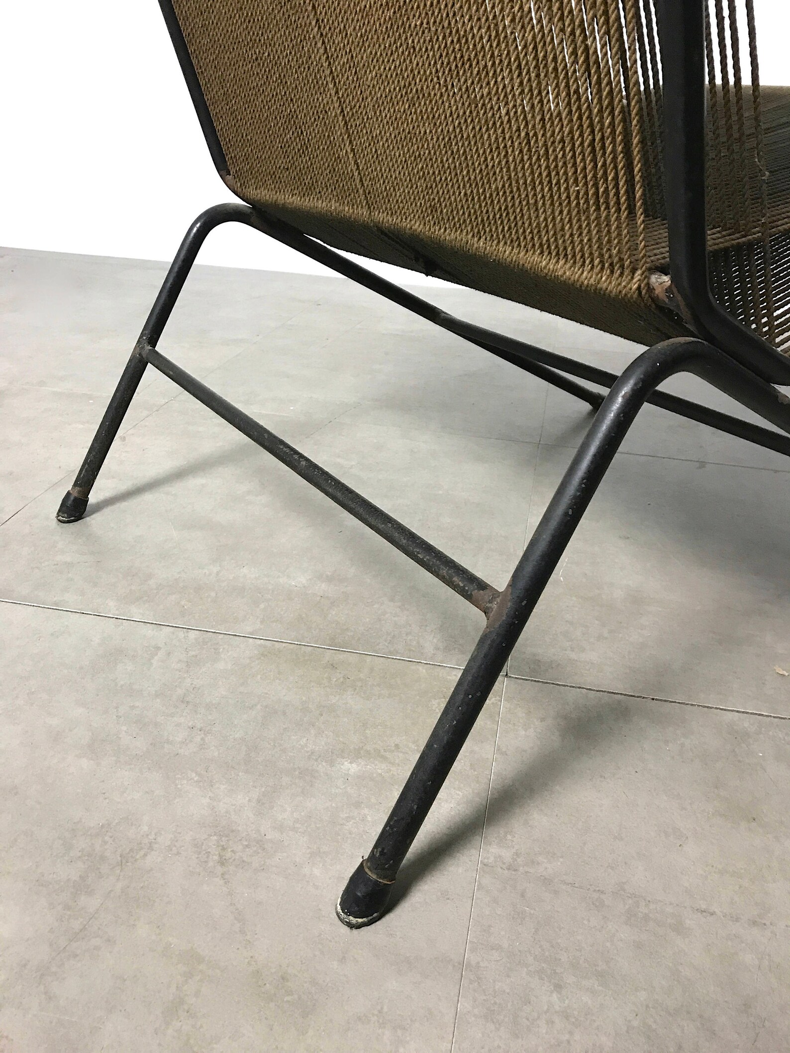 Allan Gould String Lounge Chair & Ottoman 1952 - Etsy