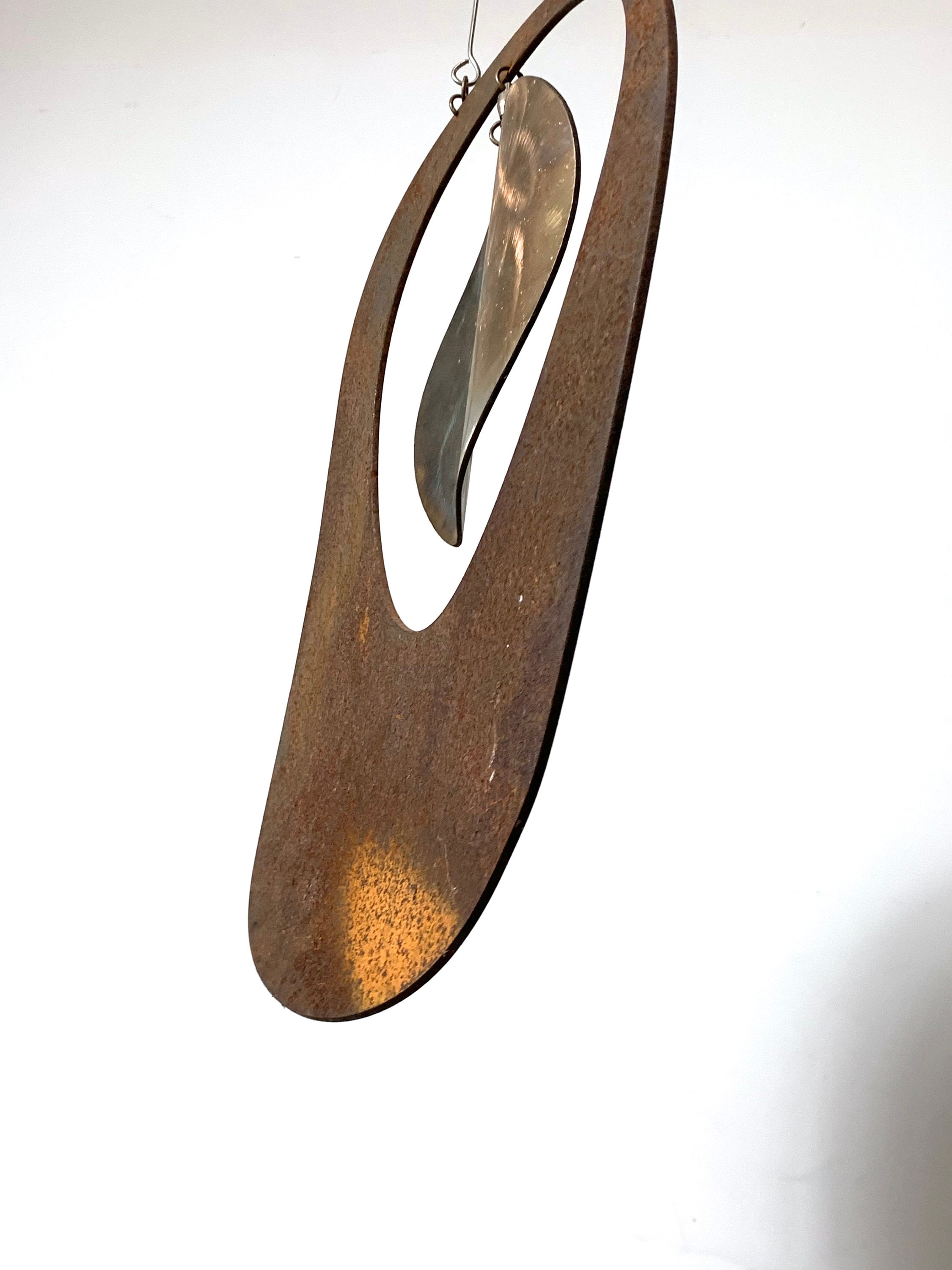 Large Modernist Steel Outdoor Kinetic Hanging Mobile Sculpture - Etsy