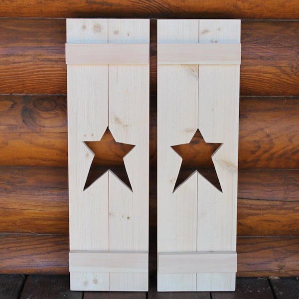 Primitive Star Shutters - Etsy