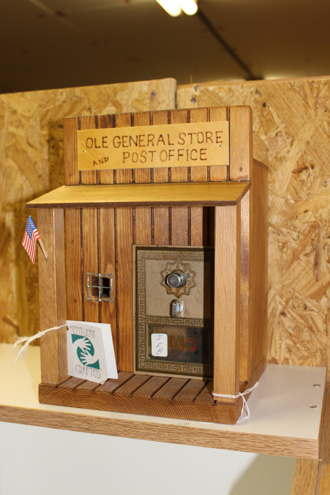 Personalized Old General Store /post Office Box Door Bank With a ...