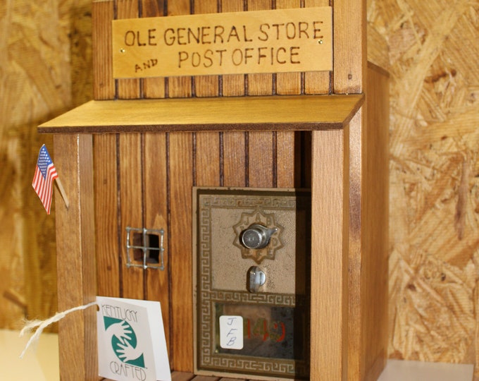 Personalized Old General Store /post Office Box Door Bank With a ...