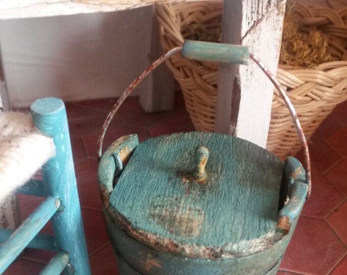 Bucket With Lid Scale 1/12 - Etsy