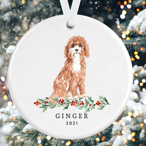 Cavapoo Christmas Ornament Cavapoo Christmas Gift Poodle - Etsy