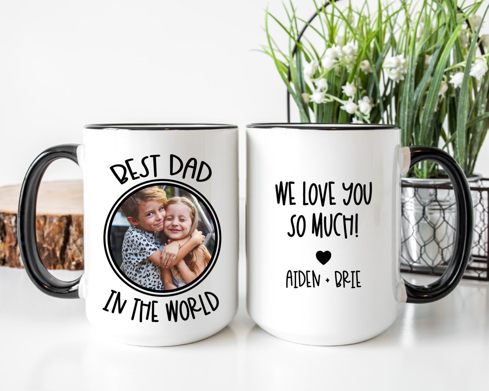 Coffee Mug for Dad Custom Photo Personalized Gift Gift for - Etsy