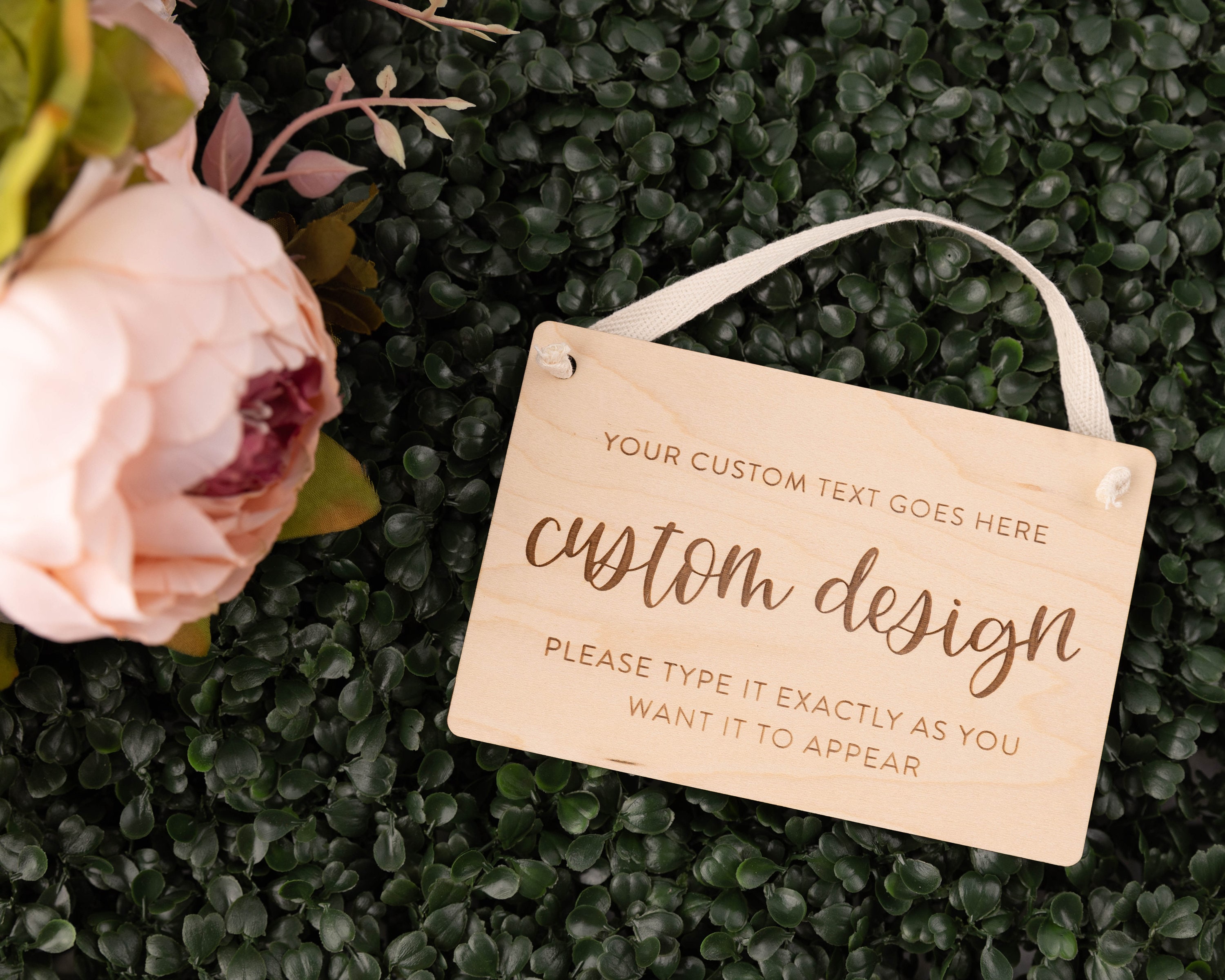 CUSTOM Wood Sign for Front Door Hanging Sign for Entrance - Etsy