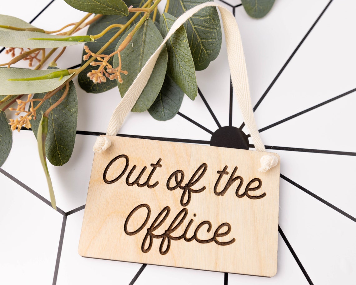 Out of the Office Door Sign Busy Welcome Sign Hanging Door - Etsy