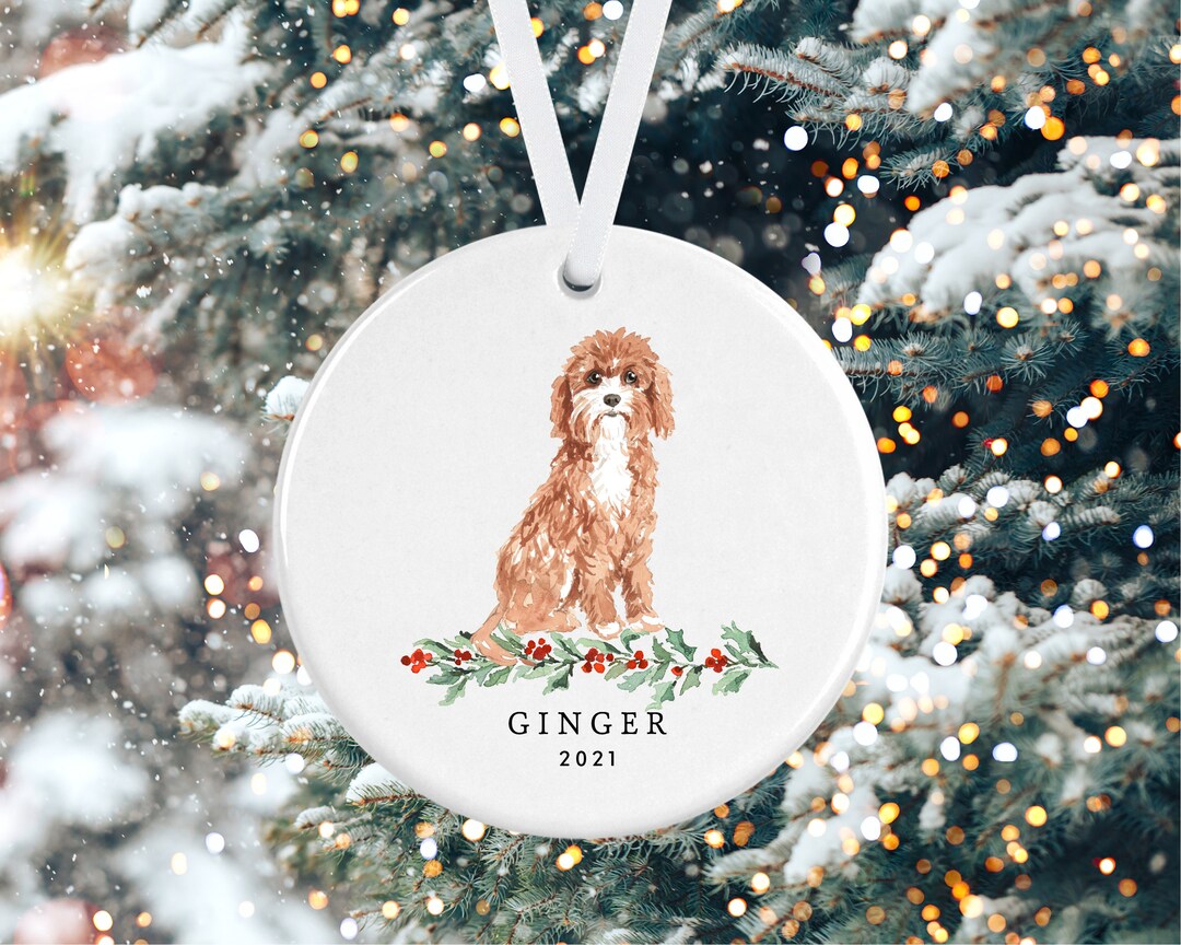 Cavapoo Christmas Ornament Cavapoo Christmas Gift Poodle - Etsy