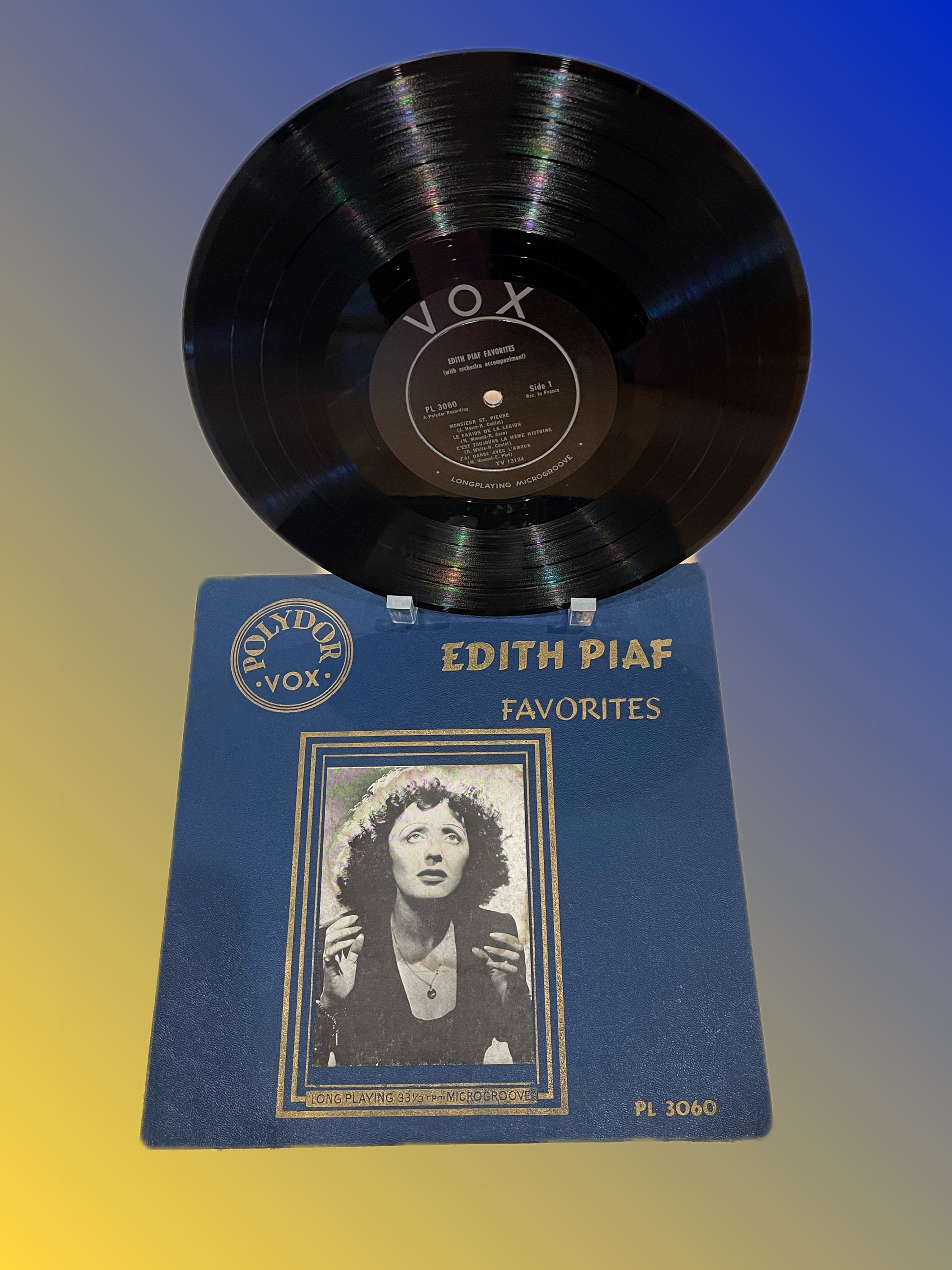 Edith Piaf - Favorites - Vinyl Record 10.. - P274A 海外 即決 - aquapolis.com.pt