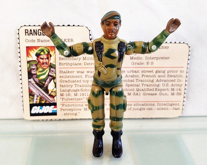 1983 Hasbro GI Joe Stalker ARAH, With File Card - Etsy