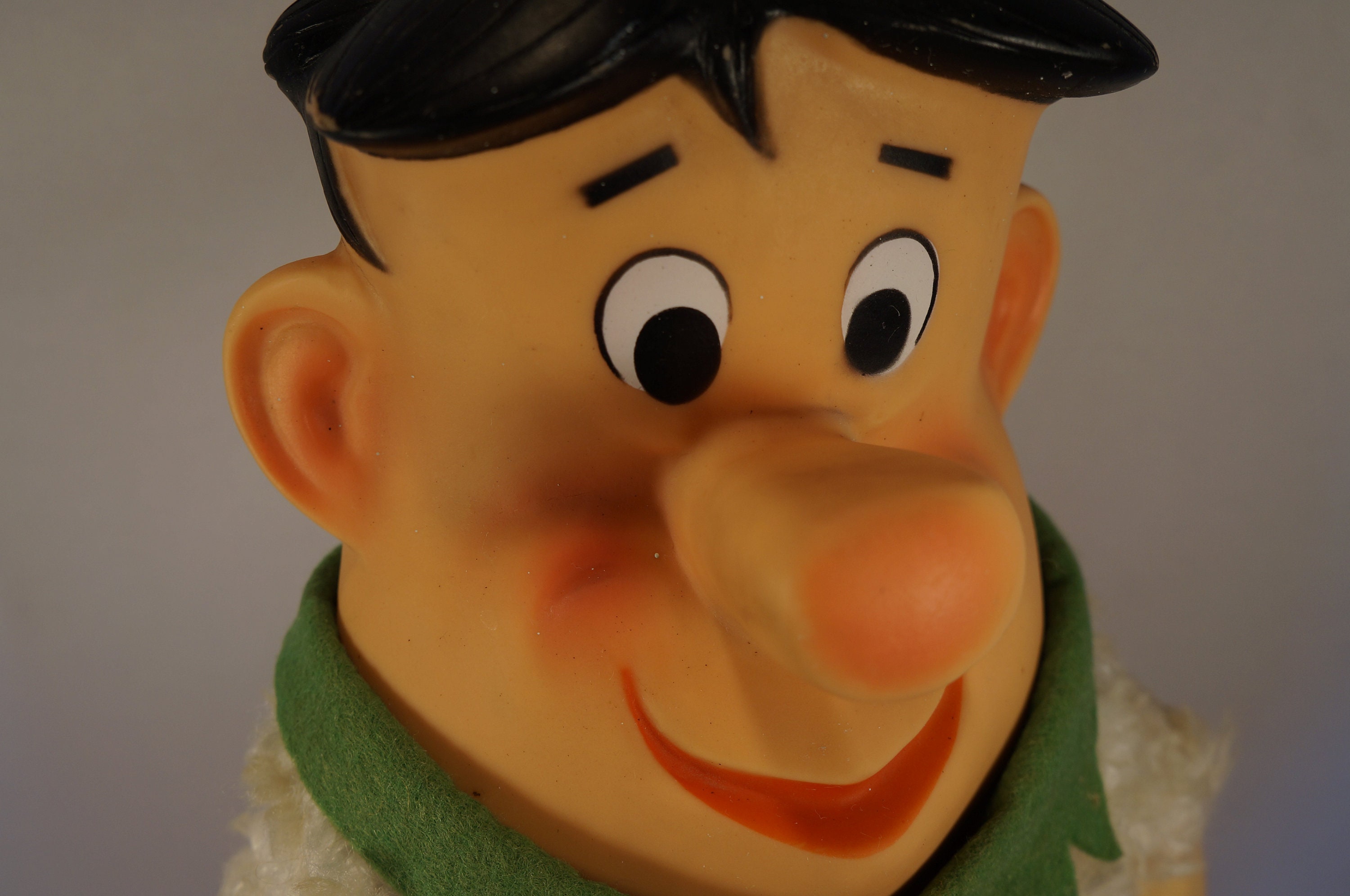 1961 Fred Flintstone Plush Toy, 16 inches, Hanna Barbera, Knickerbocker