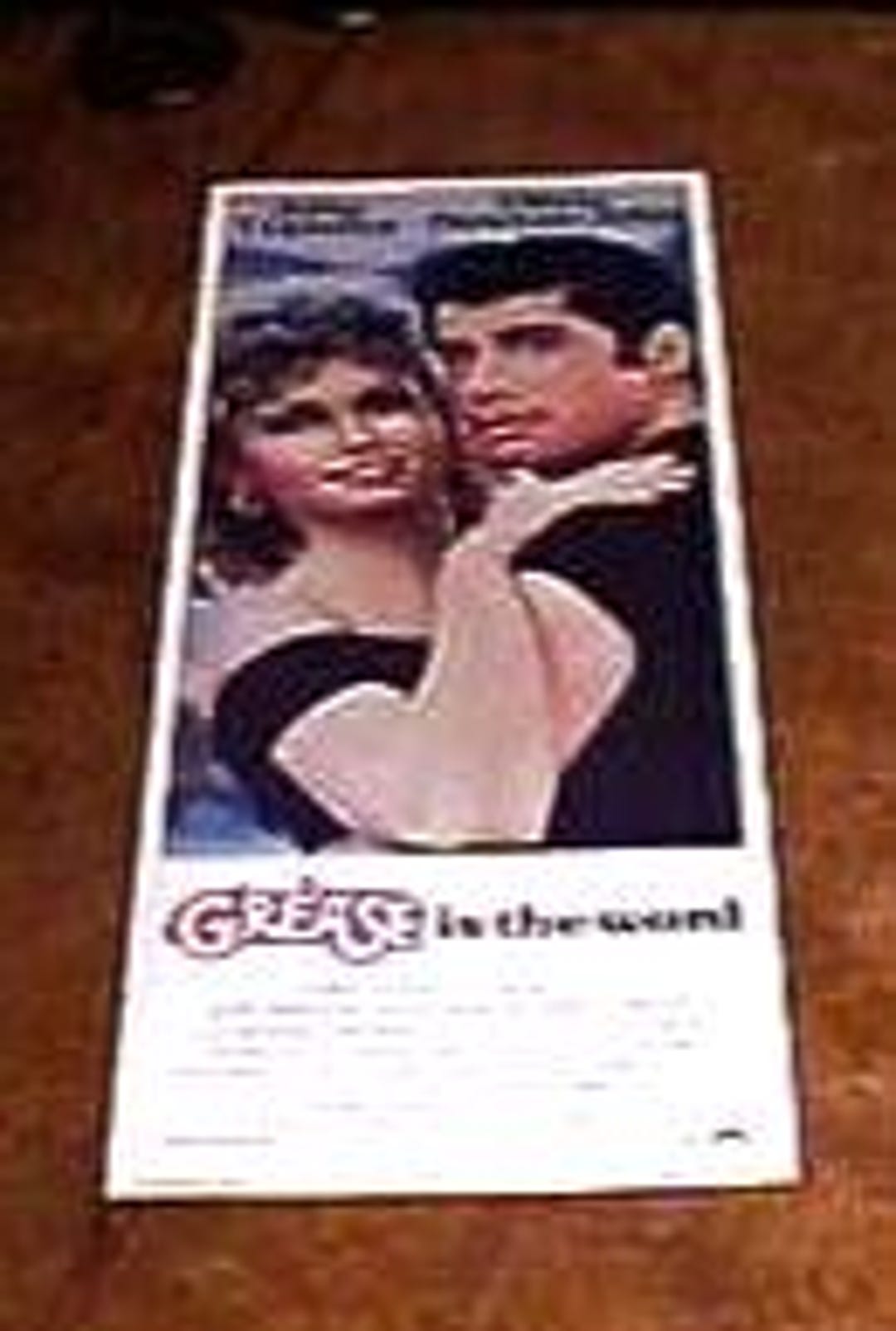 Grease Original Insert Movie Theater Poster 14"x36" - Etsy