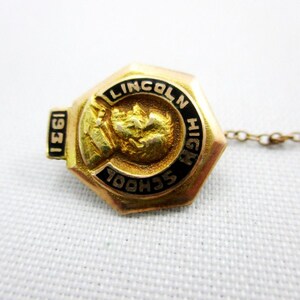 Class of 1931 Lincoln High School Class Pin Set 2.1 Grams 14K Gold - Etsy