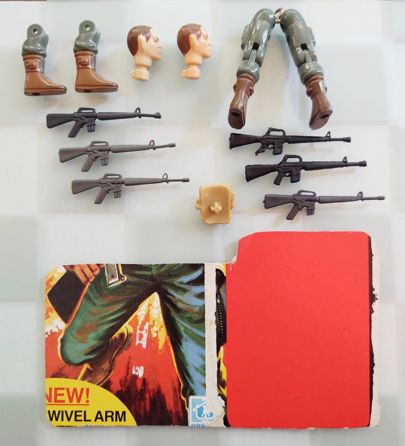 1982 Hasbro GI Joe Grunt Straight Arm Body Parts ARAH - Etsy