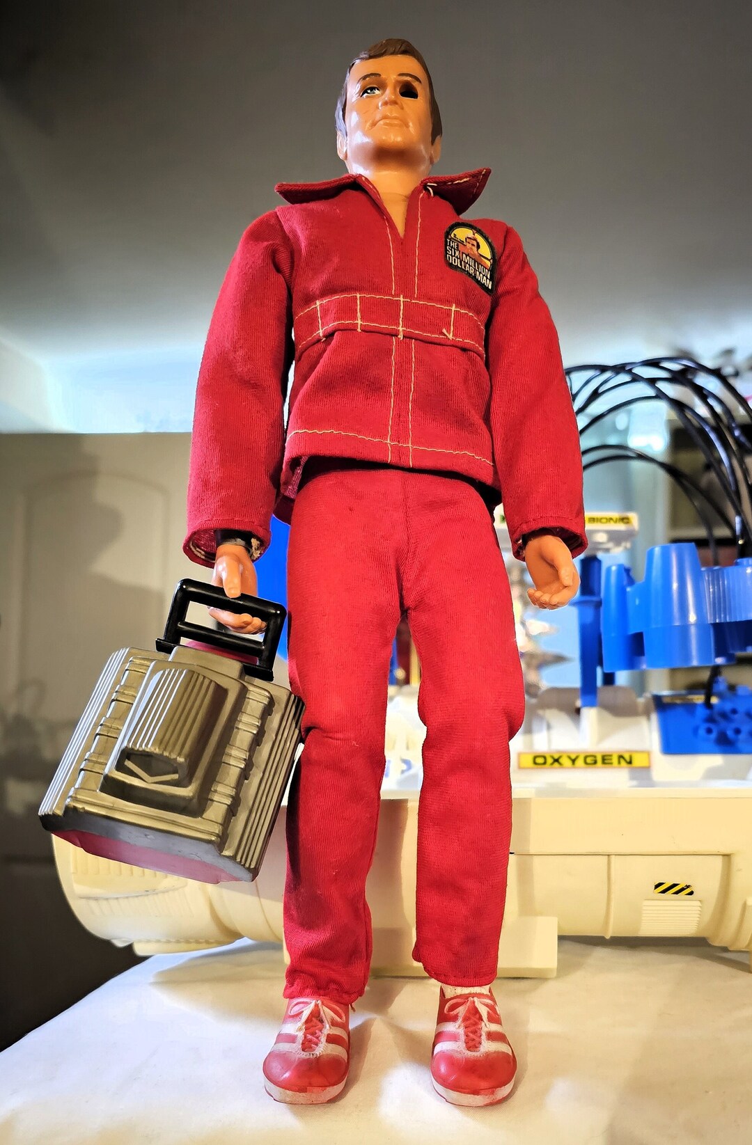 Kenner Six Million Dollar Man With Engine Block, Bionic Repair and ...
