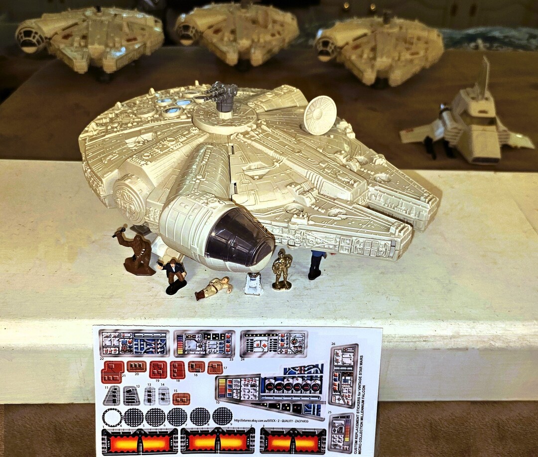 Toltoys 1982 Micro Falcon, Star Wars Micro Collection Millennium Falcon ...