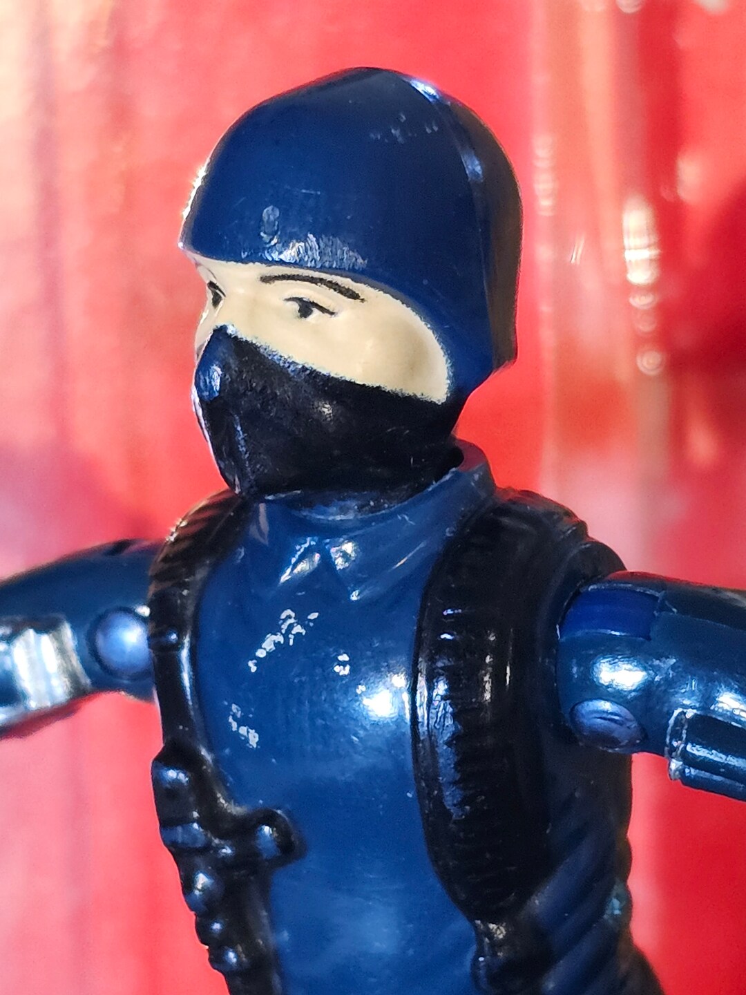 1983 Hasbro GI Joe Cobra Viper Pilot Redback Bubble, Partial Silver ...
