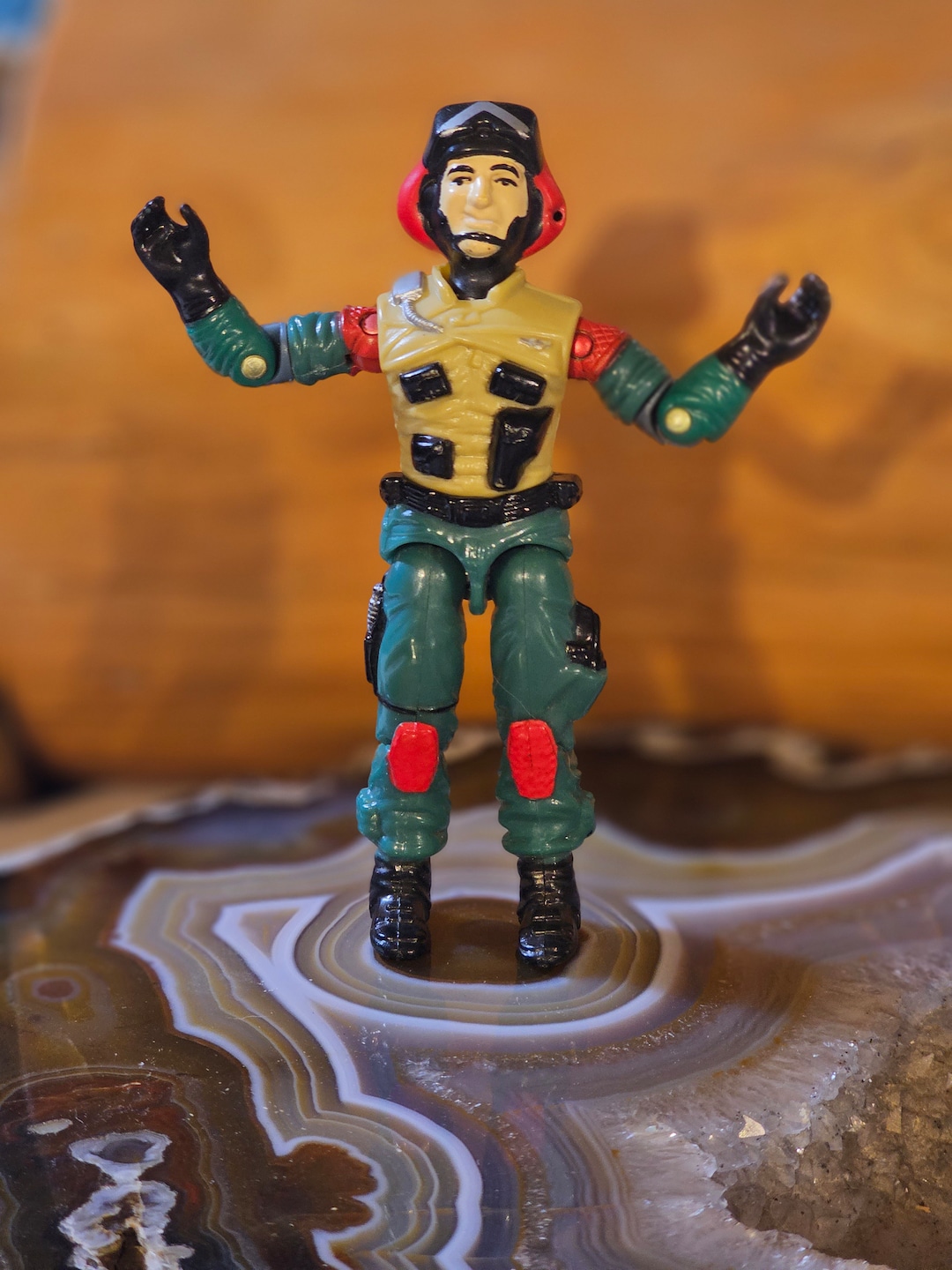 1986 Hasbro GI Joe Lift Ticket Figure, Tight Joints, Sharp Paint, ARAH ...