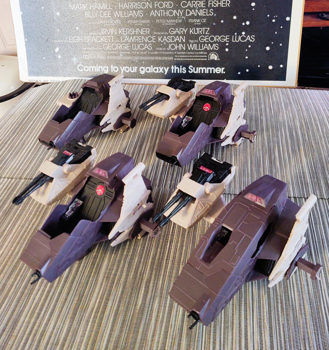 1985 Kenner Droids Side Gunner Ship, Your Choice, Star Wars, Power of ...