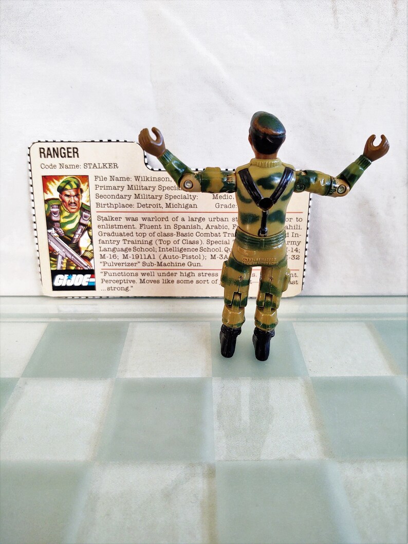 1983 Hasbro GI Joe Stalker ARAH With File Card | Etsy