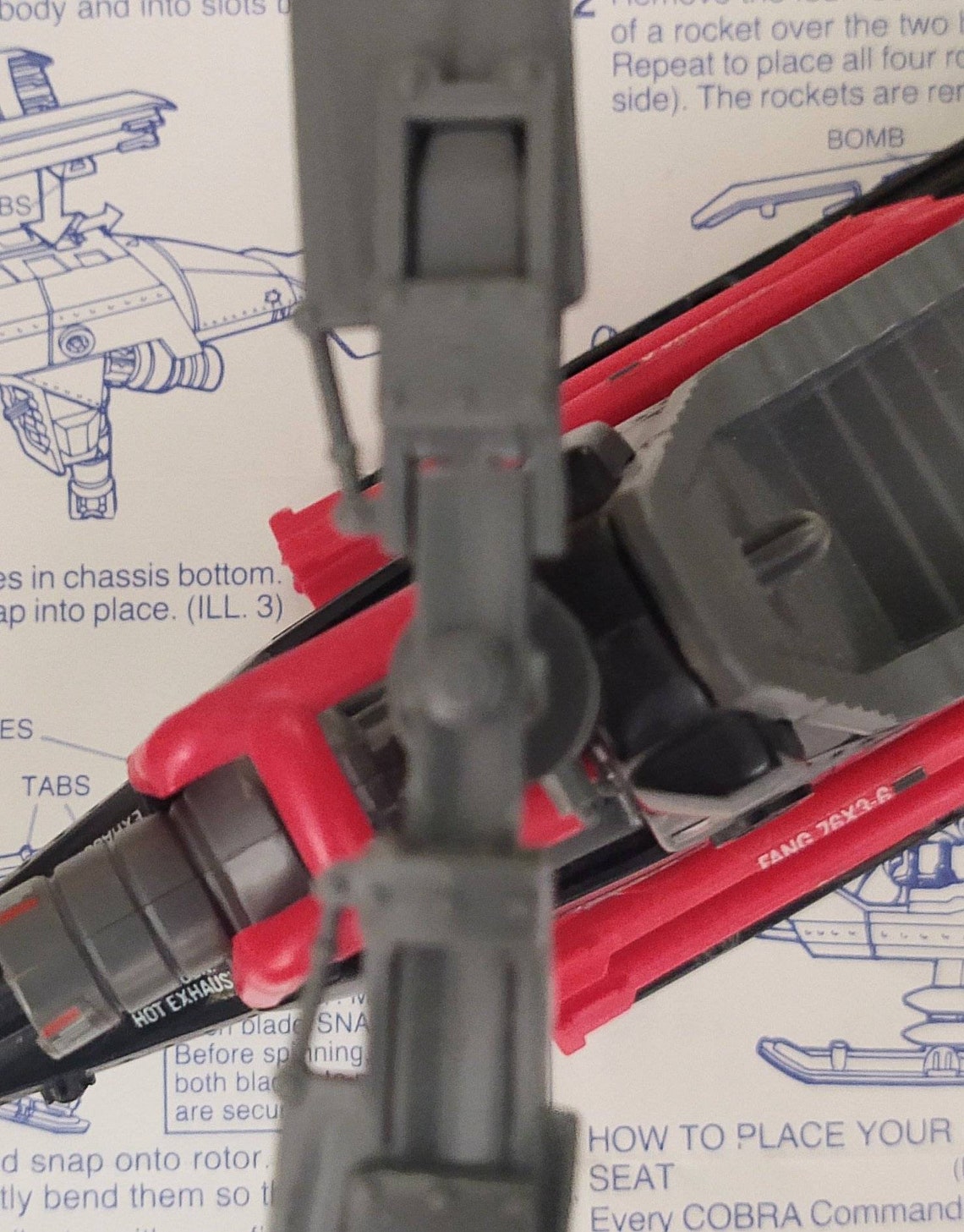 1983 GI Joe ARAH Cobra FANG Hasbro Complete With Box Flag - Etsy