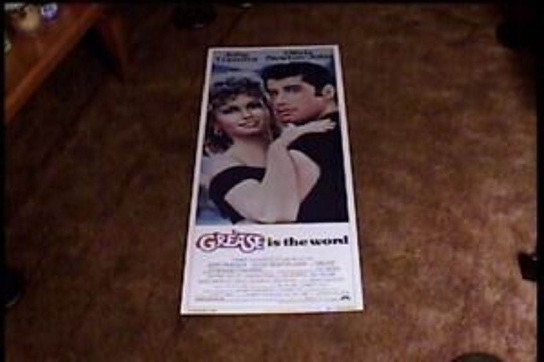 Grease Original Insert Movie Theater Poster 14x36 - Etsy