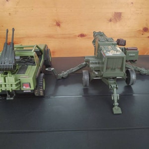 1982 Hasbro G.I. Joe VAMP Jeep and HAL, Complete With Clutch, File Card ...