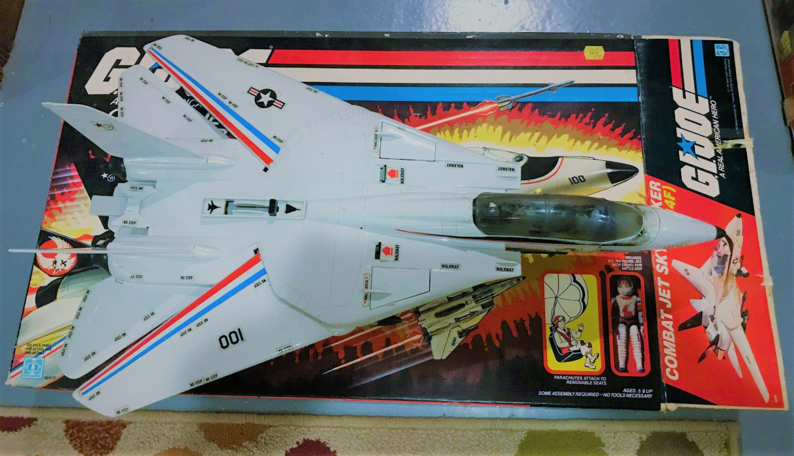 1983 Hasbro GI Joe Skystriker Complete With ACE, Sealed Blueprints ...