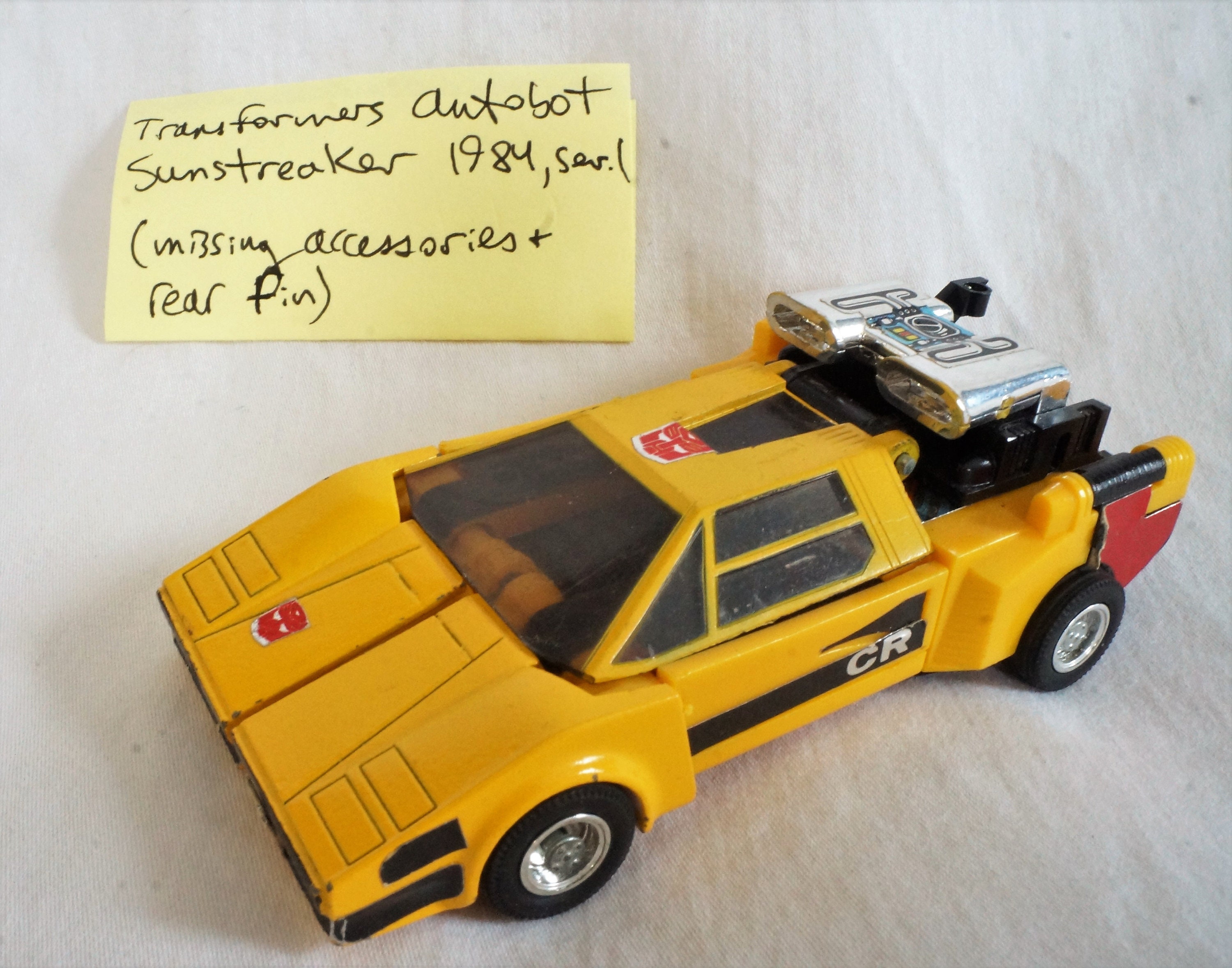 Transformers Sunstreaker G1