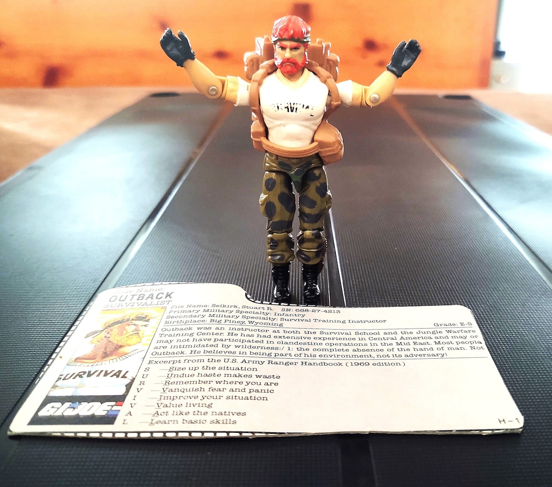 1987 Hasbro GI Joe Outback With File Card Web LBE Alice Pack - Etsy