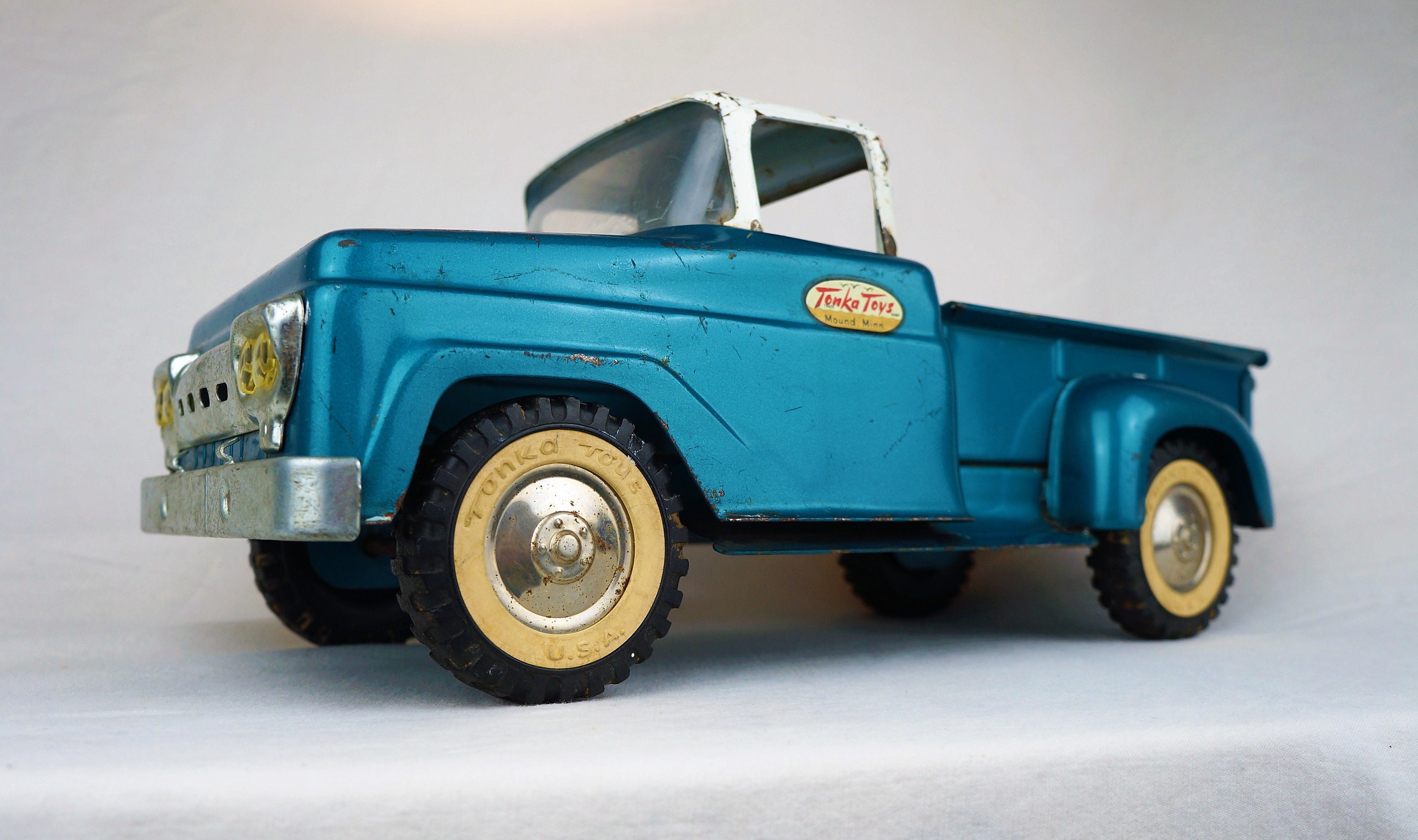Reserved for Mark 1959 Tonka No. 02 Stepside Pickup, Metallic Blue and ...