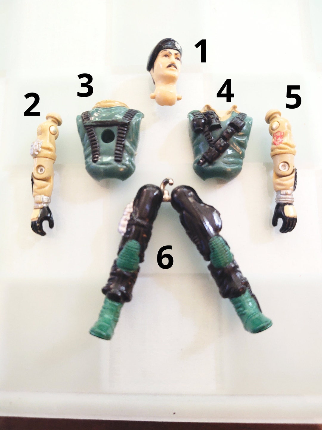 1986 Hasbro GI Joe Dial Tone Dialtone Body Parts ARAH - Etsy