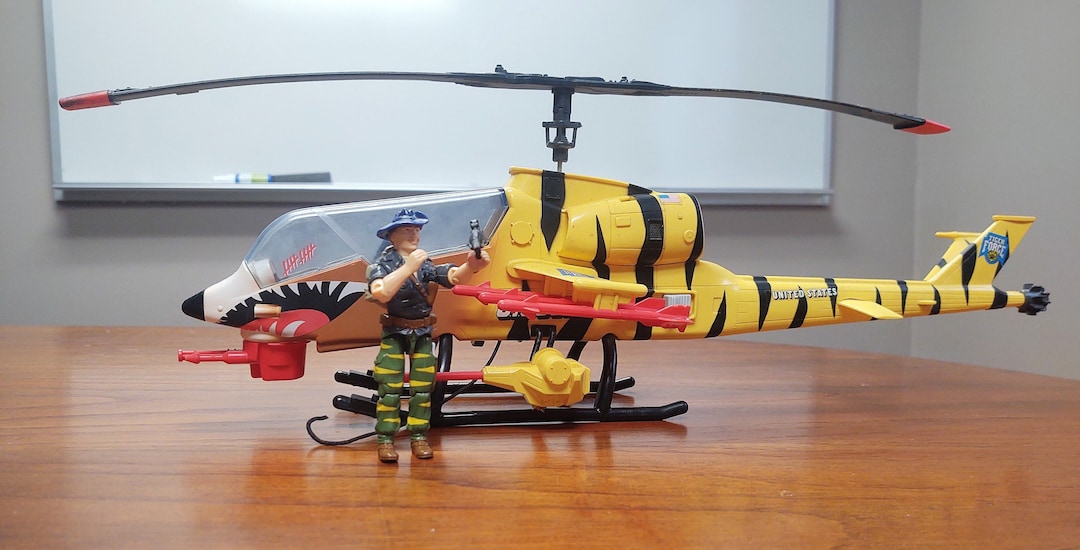 RESD 4 Andrew 1988 Hasbro GI Joe Tiger Force Tigerfly Helicopter ...
