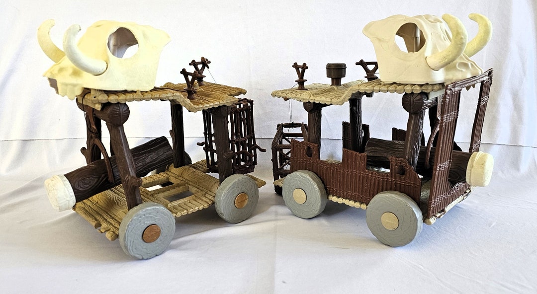 1985 Ewok Battle Wagon, Kenner Star Wars POTF, Power of the Force, Your ...