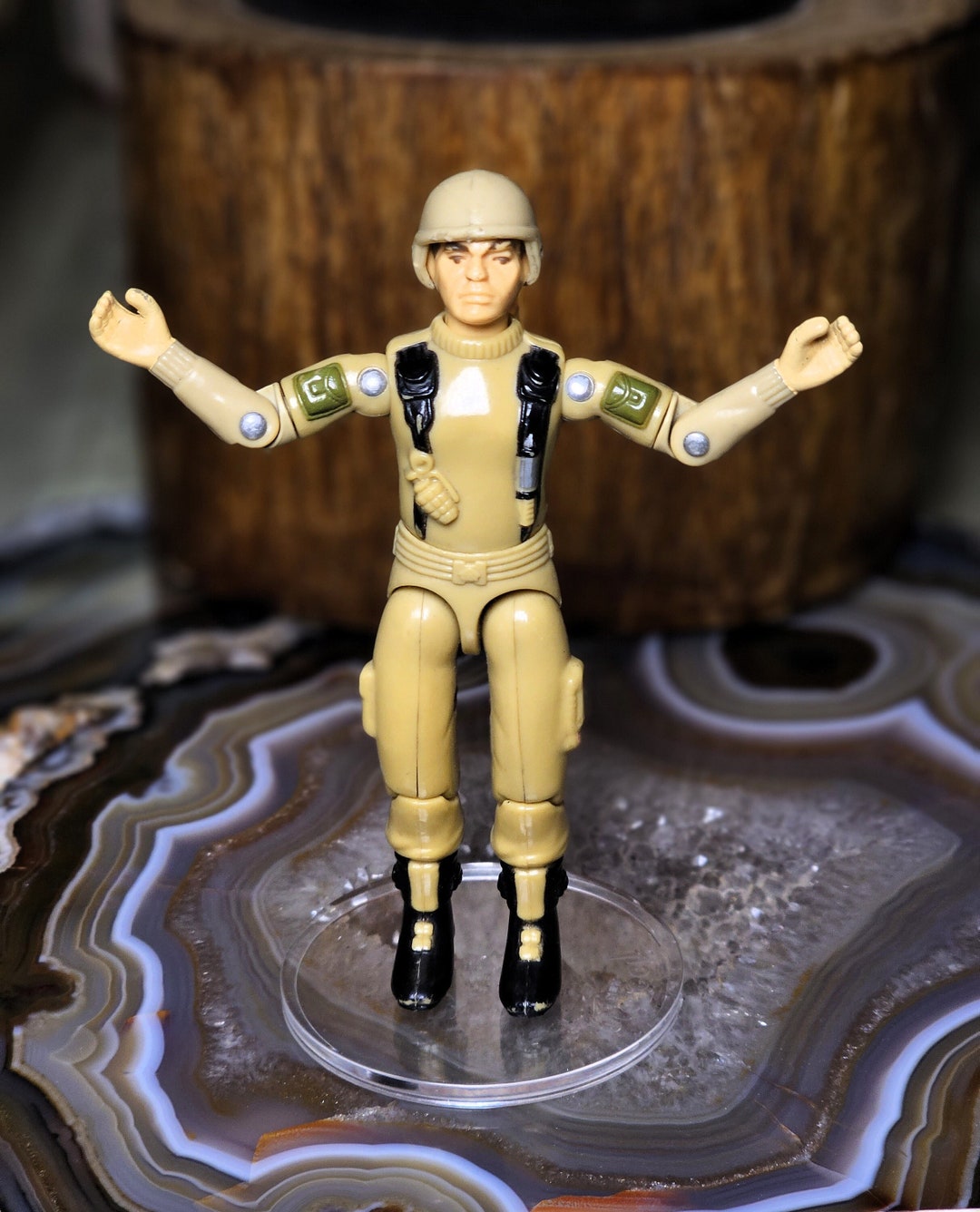 1983 Hasbro GI Joe Grunt, Falcon Glider Pilot, Complete, Tight, Sharp ...