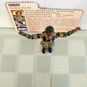1983 Hasbro GI Joe Stalker ARAH, With File Card - Etsy